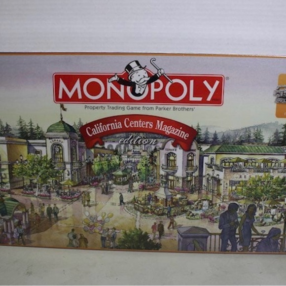Hasbro | Toys | Hasbro Monopoly California Centers Edition Red And ...